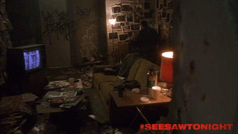 Horror Film GIF by Saw - 10th Anniversary Re-Release Event - Find ...