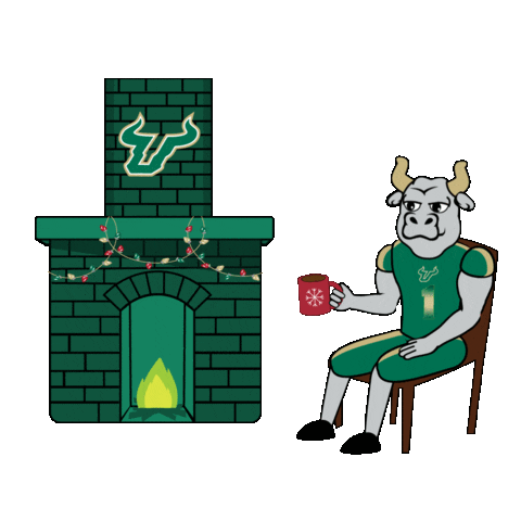 Happy Holidays Usf Sticker by University of South Florida for iOS ...