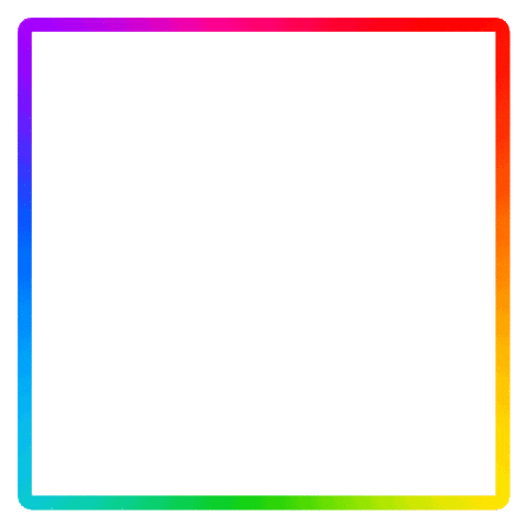 Rainbow Frame Sticker by Troupe429 for iOS & Android | GIPHY