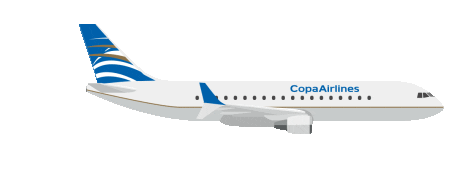 Flying Boeing 737 Sticker by Copa Airlines for iOS & Android | GIPHY