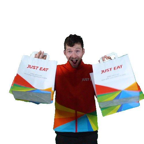 Happy Just Eat Sticker by Just Eat France for iOS & Android | GIPHY