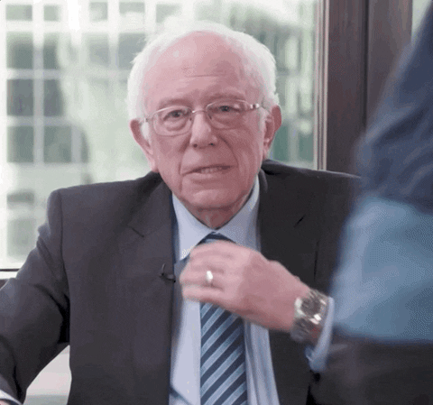 Feel The Bern Yes GIF by Bernie Sanders - Find & Share on GIPHY