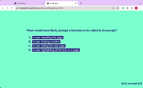 GitHub - lesliejpatino/code-quiz