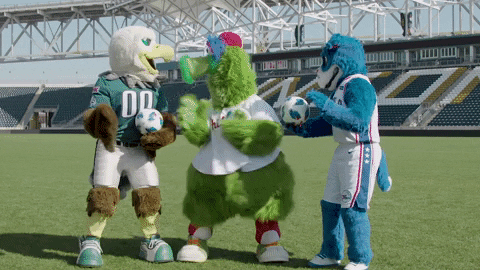 Mascot Eagles GIF by Philadelphia Union - Find & Share on GIPHY