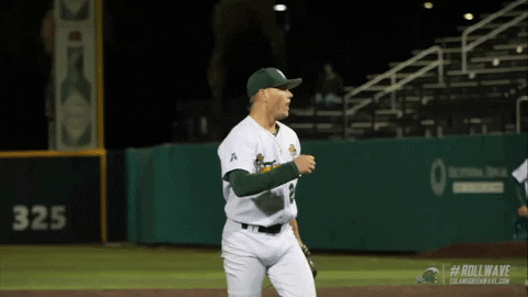 Baseball Wave GIF by GreenWave - Find & Share on GIPHY
