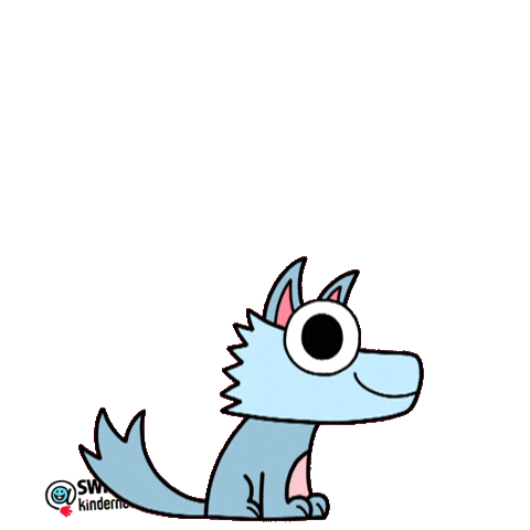 Howling Wolf Sticker by SWR Kindernetz for iOS & Android | GIPHY