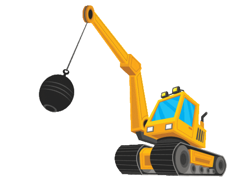 Wrecking Ball Sticker by Idlewild Kids for iOS & Android | GIPHY