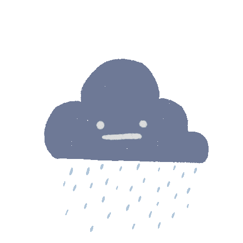 Rain Cloud Sticker for iOS & Android | GIPHY