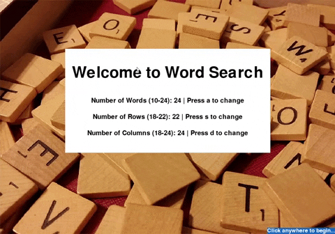 GitHub - JamesCahyadi/Word-Search: A classic word search that generates ...