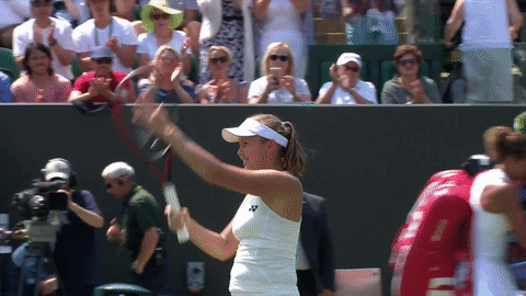 Tennis Kiss GIF by Wimbledon - Find & Share on GIPHY