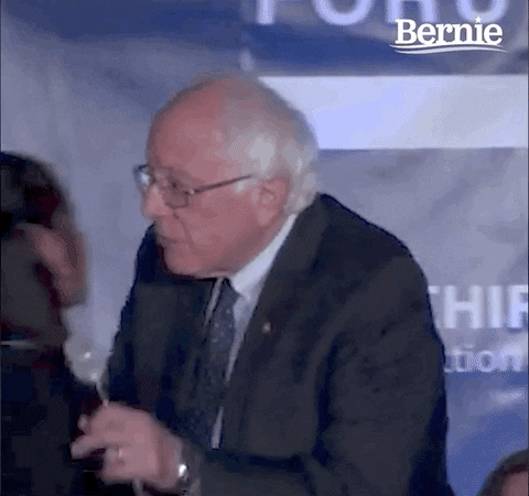 Feel The Bern Bernie 2020 GIF by Bernie Sanders - Find & Share on GIPHY