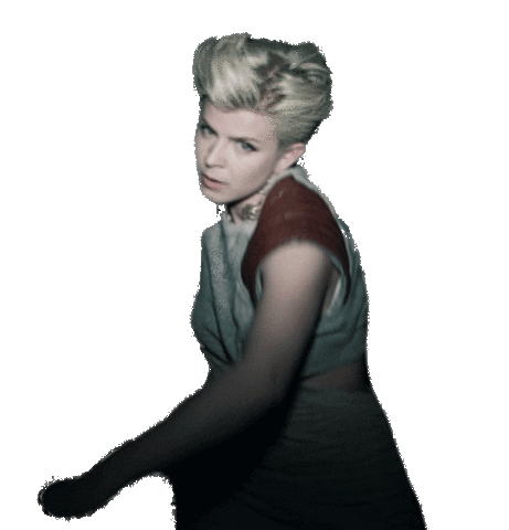 Dancing On My Own Punching Sticker by Robyn for iOS & Android | GIPHY