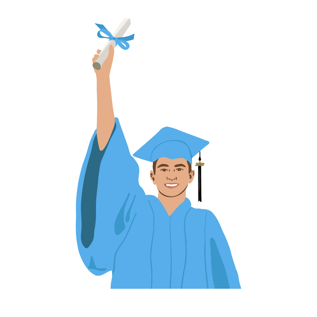 Graduation Commencement Sticker by Columbia for iOS & Android | GIPHY