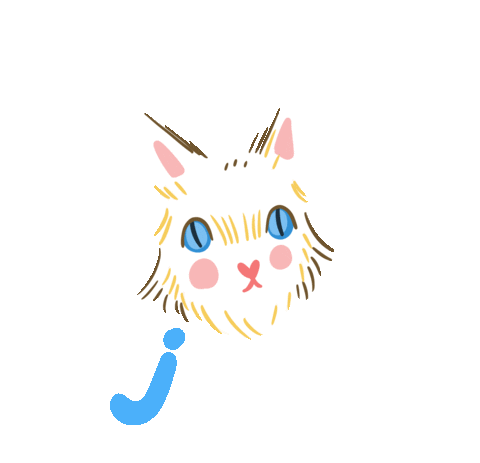 Cat Wink Sticker by caridibuja for iOS & Android | GIPHY