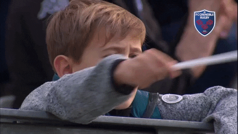 Kid Fan GIF by FCG Rugby - Find & Share on GIPHY