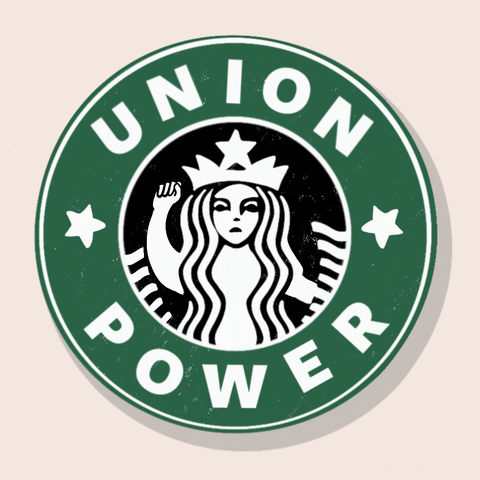 Unionize Coffee Shop GIF by INTO ACTION - Find & Share on GIPHY