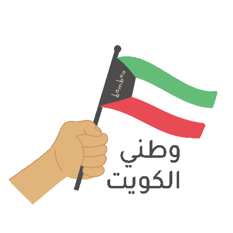 Kuwait Flag Sticker by bamboopreschool for iOS & Android | GIPHY