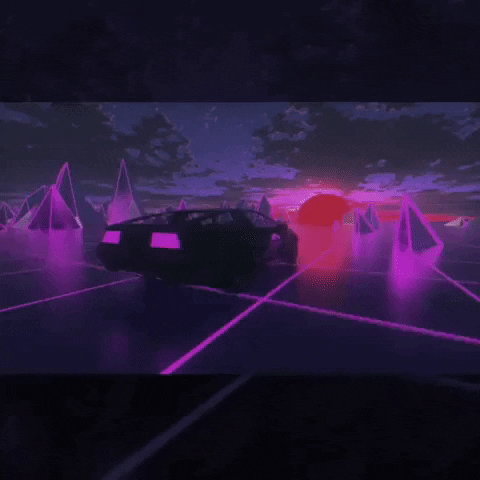 Car Outrun GIF by FreshRucola - Find & Share on GIPHY