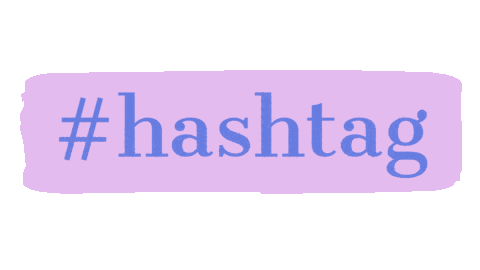 Hashtag Custom Stickers Sticker by The Curated Family for iOS & Android ...