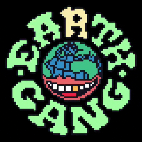 Pixel Earth GIF by Ali Graham - Find & Share on GIPHY