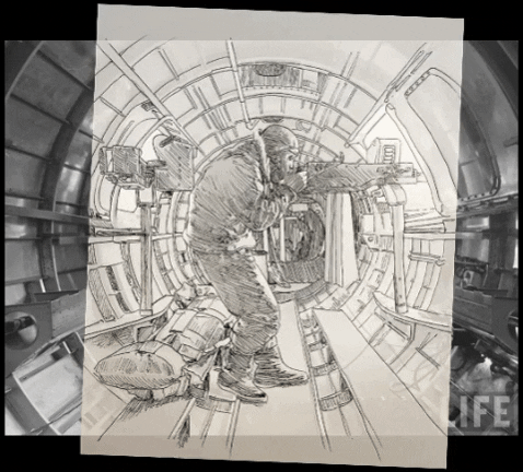 Gunner, Me, ink, 2021 : r/Art