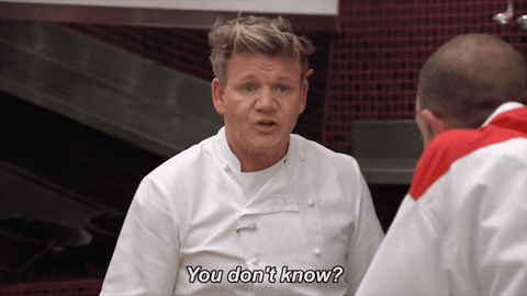 Yelling Gordon Ramsay GIF by Hell's Kitchen - Find & Share on GIPHY