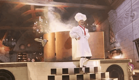 Little Mermaid Chef Louis Gif | semashow.com