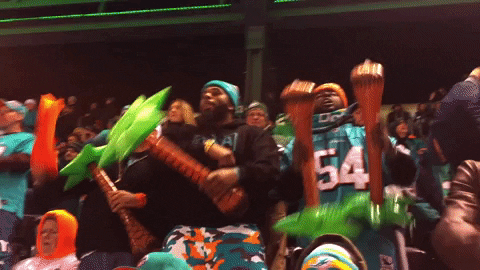 Miami Dolphins GIF by Dolfans NYC - Find & Share on GIPHY