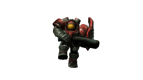 Run Terran Sticker by The StarCraft Observer for iOS & Android | GIPHY