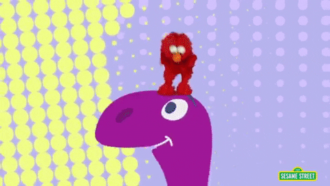 Dinosaur Elmo GIF by Sesame Street - Find & Share on GIPHY