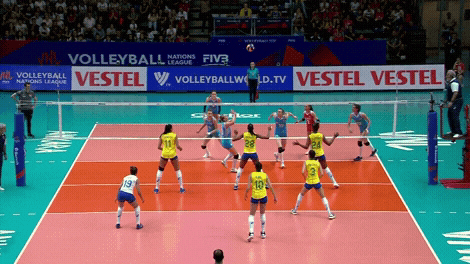 Hit Attack GIF by Volleyball World - Find & Share on GIPHY