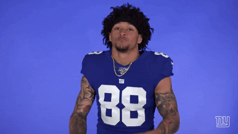 Evan Engram Sport GIF by New York Giants - Find & Share on GIPHY