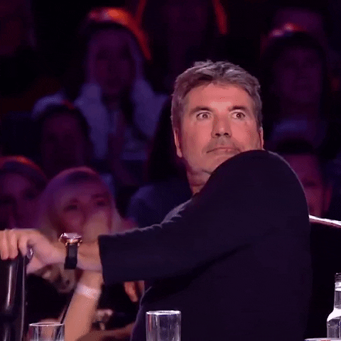 Scared Simon Cowell GIF by Got Talent Global - Find & Share on GIPHY