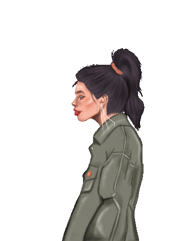 Girl Boom Sticker for iOS & Android | GIPHY