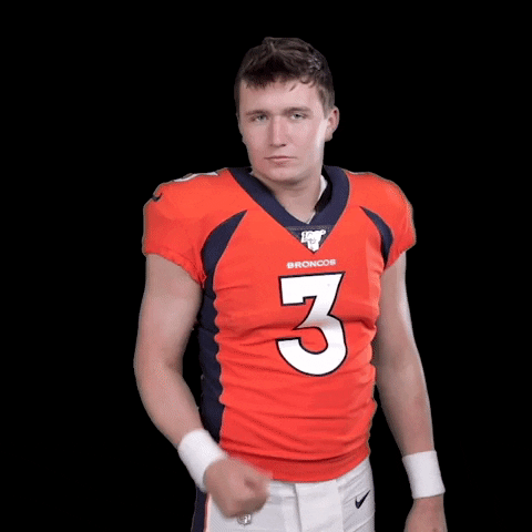 Drew Lock Thumbs Up GIF by NFL - Find & Share on GIPHY