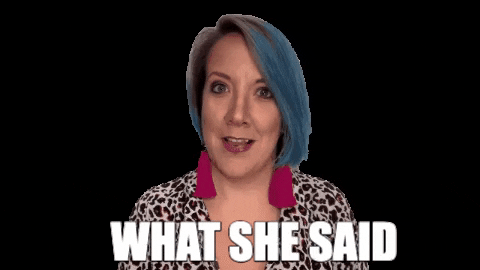 I Agree What She Said GIF by maddyshine - Find & Share on GIPHY
