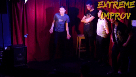 Run Away GIF by Extreme Improv - Find & Share on GIPHY