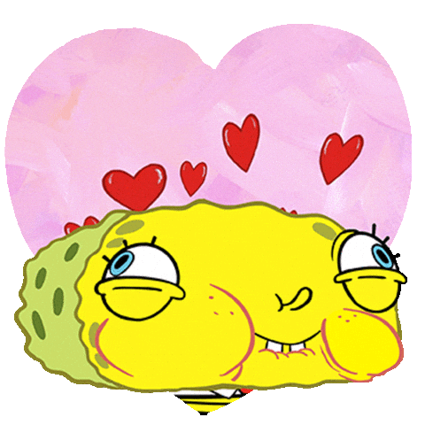 I Love You Hug Sticker by SpongeBob SquarePants for iOS & Android | GIPHY