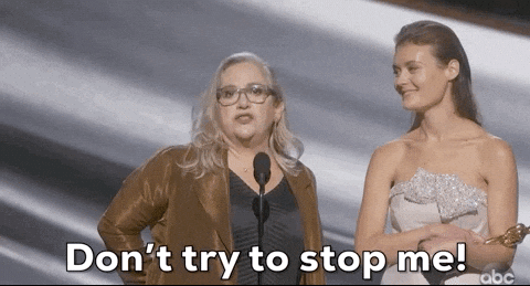 Oscars Dont Try To Stop Me GIF by The Academy Awards - Find & Share on ...