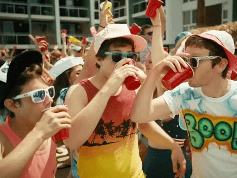 Drunk Spring Break GIF by The Lonely Island - Find & Share on GIPHY