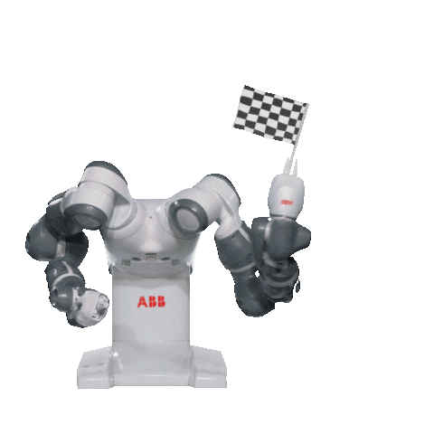 Wave Waving Sticker by ABB for iOS & Android | GIPHY