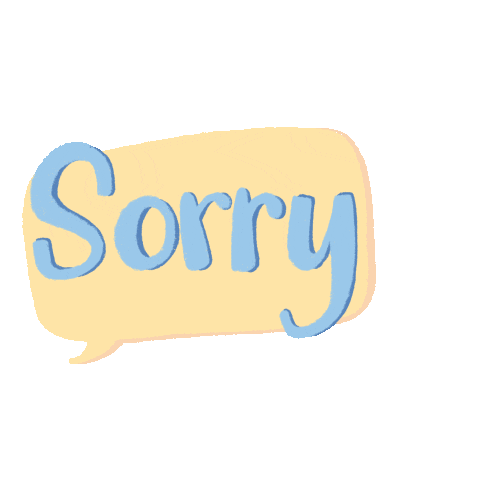 Sorry Word Sticker for iOS & Android | GIPHY