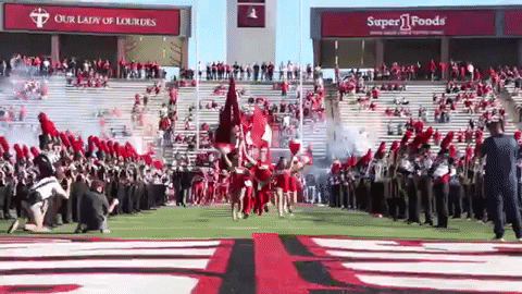 Football Running GIF by University of Louisiana at Lafayette - Find ...