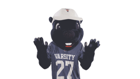 Mascot Celebrate Sticker by University of Toronto for iOS & Android | GIPHY