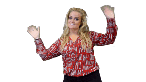 Happy Hands Up Sticker by Entertainment-NL for iOS & Android | GIPHY