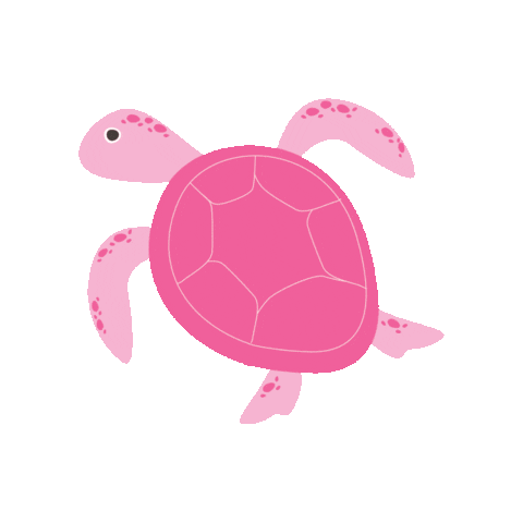 Sea Turtle Pink Sticker by pinknproper for iOS & Android | GIPHY