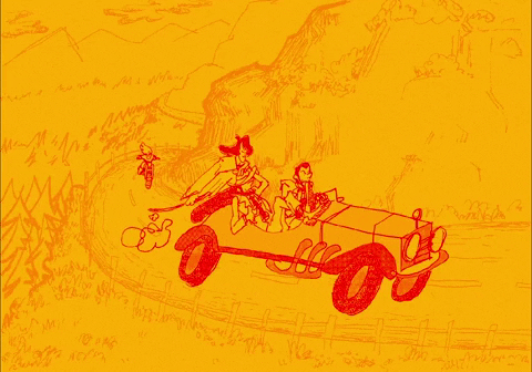 Car Chase Animation GIF by gil goletski - Find & Share on GIPHY