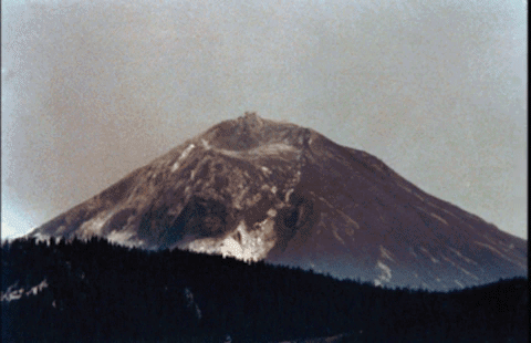 A climber on a nearby summit in awe as Mt St Helens erupts. : r ...