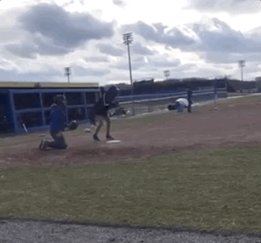 Tripping Falling Down GIF by Delaware Blue Hens - Find & Share on GIPHY