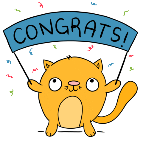 Happy Cat Sticker by Rafs Design for iOS & Android | GIPHY